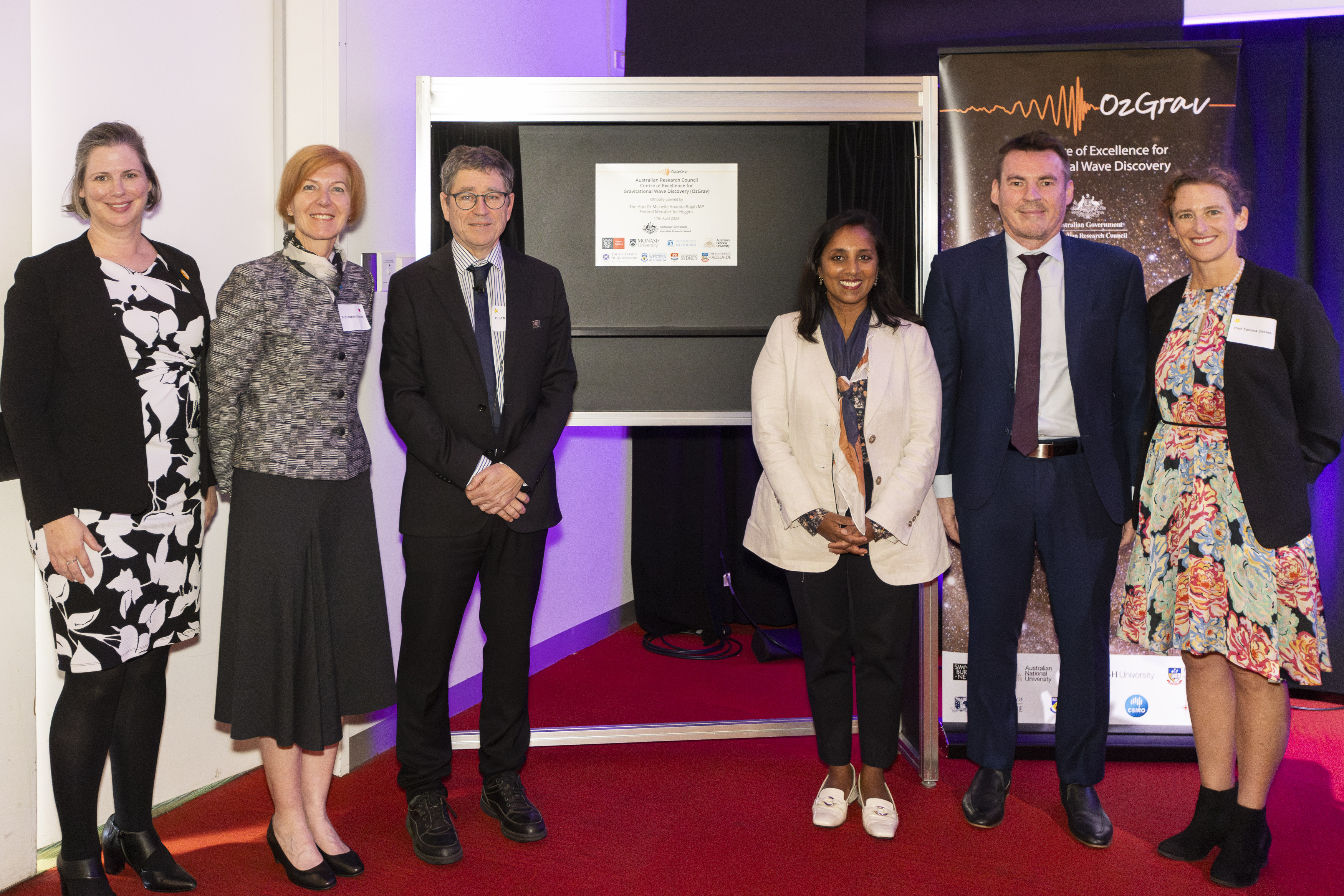 Launch of the ARC Centre of Excellence for Gravitational Wave Discovery ...